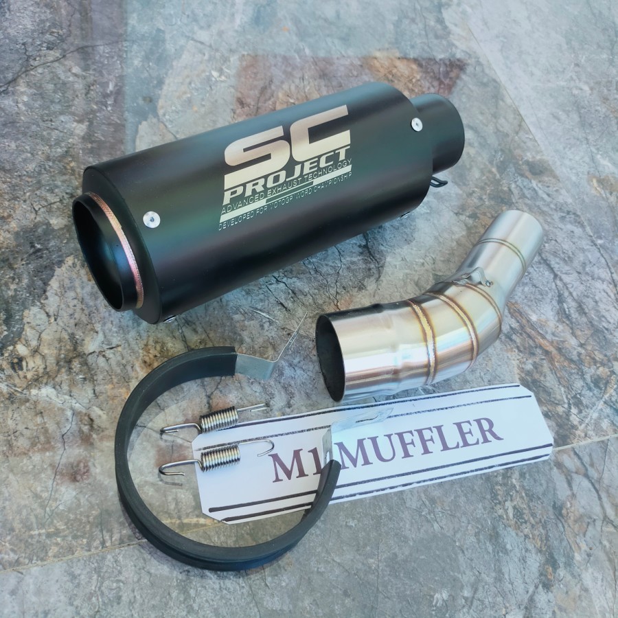 Escape Racing Ninja 250 Z250 R25 MT25 Slip On SC Project Black Doff ...