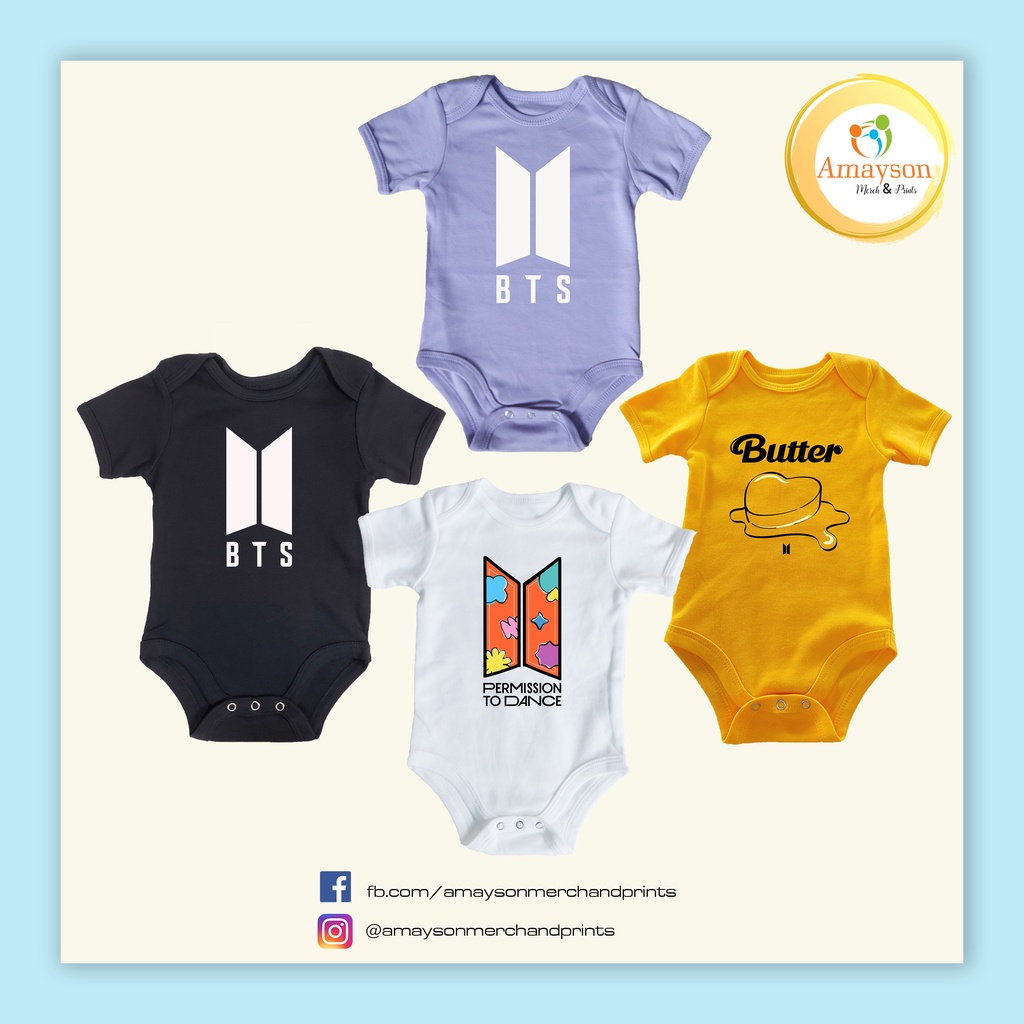 BTS Army Theme Baby Onesie B3VU | Shopee México