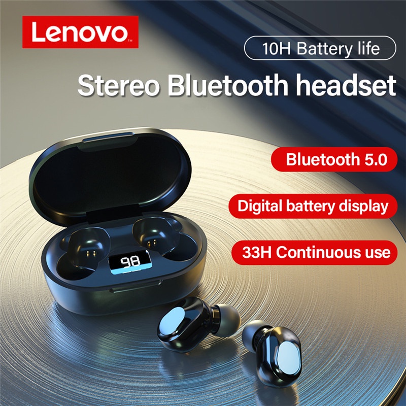Lenovo XT91 TWS Auriculares Inalámbricos Bluetooth E6S AI Control Para Juegos Estéreo Bass Con ...