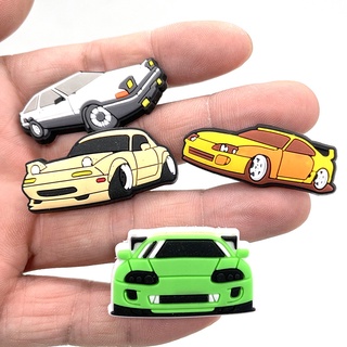 charms JDM Lindo Coche De Dibujos Animados Encantos jibbitz Para crocs ...