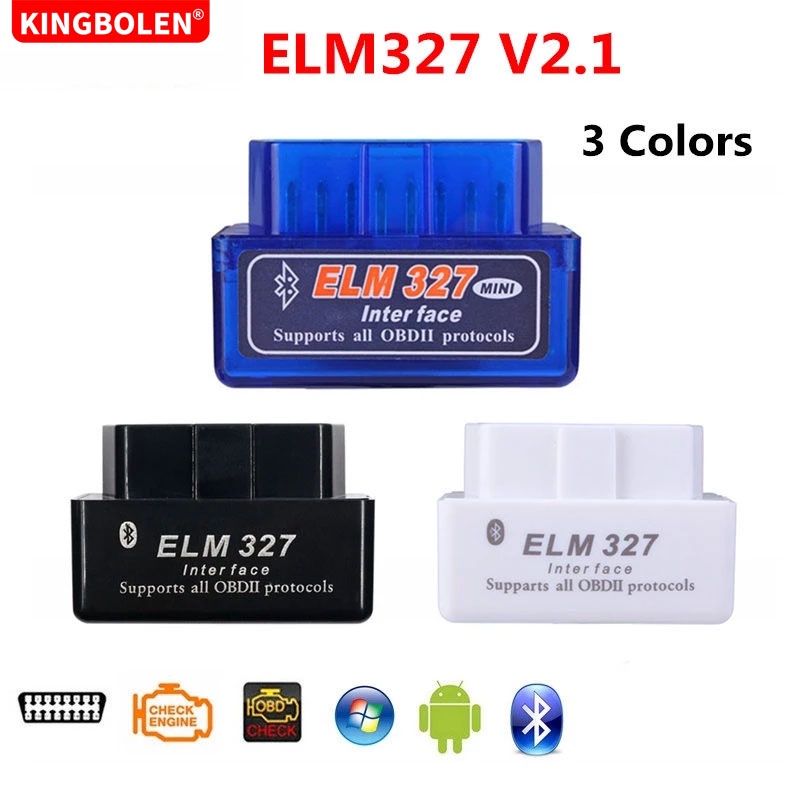 ELM327 V2.1 OBD OBD2 Bluetooth Lector De Código OBD2 CAN-BUS Es ...