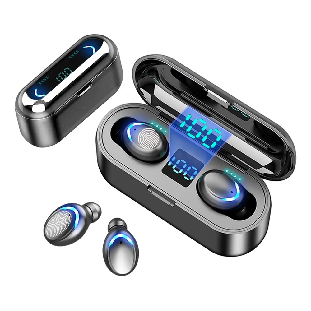 F9 Auriculares Inalámbricos Deportivos Intrauditivos Bluetooth 5.0 TWS HiFI Estéreo Para Xiaomi ...