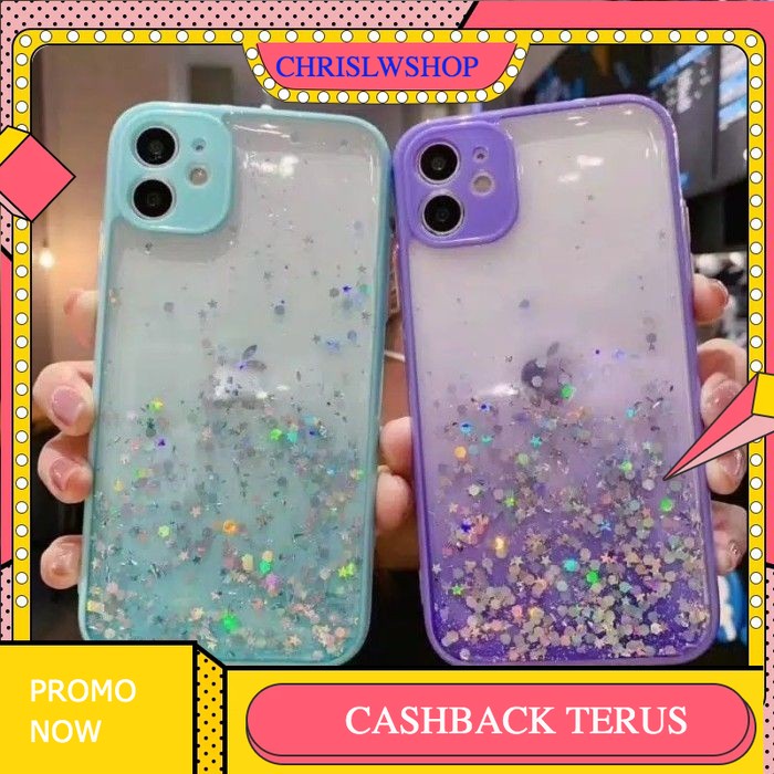 Realme C11 2020 funda MACARON GLITTER DOVE BLING STAR CANDY con PC ...