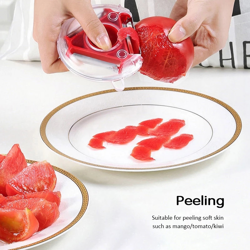 3 en 1 multifuncional pelar cuchillo rallar redondo acero inoxidable ...