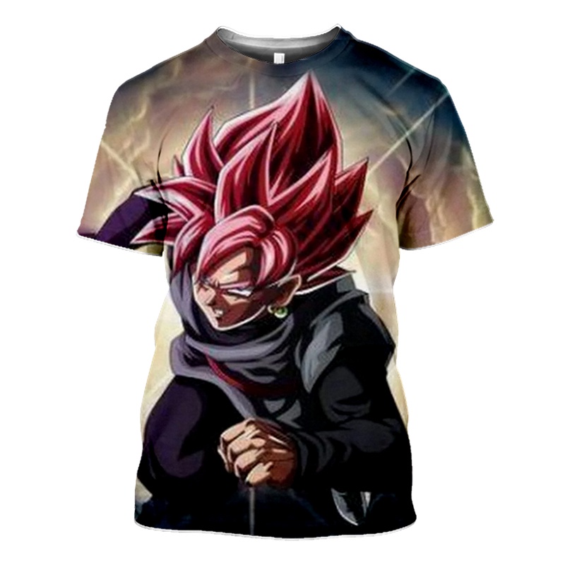 Verano Japonés Anime Dragon-Ball 3d t-shirt Goku Ropa Z Camiseta De Los ...