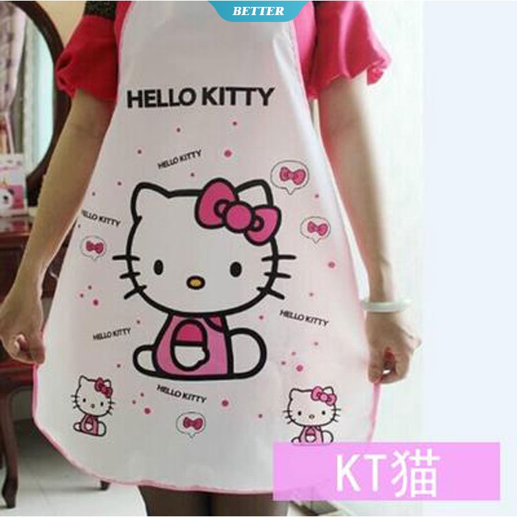 Delantales De Cocina Impreso Hello Kitty Para Hornear Sin Mangas Para