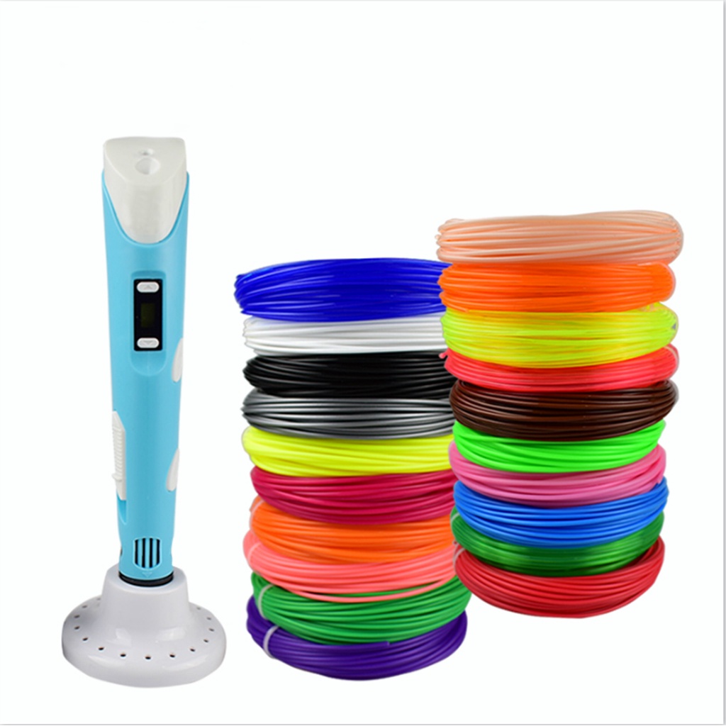 Bolígrafo 3d Ajustable Velocidad Y Temperatura Impresión 3d Pluma 1.75mm PLA Smart 3d Dibujo ...