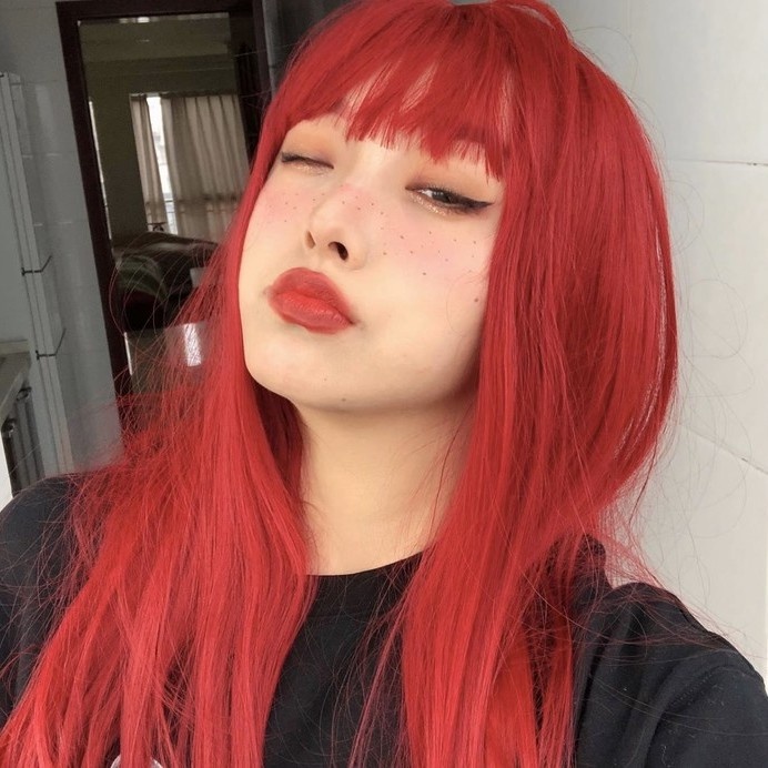 Spot peluca de las mujeres largo pelo recto Invisible quan tou tao ...