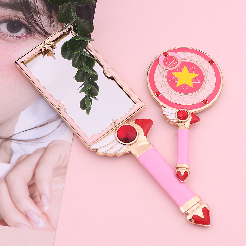 cosplay Variedad Sakura Varita Espejo Portátil De Dibujos Animados ...