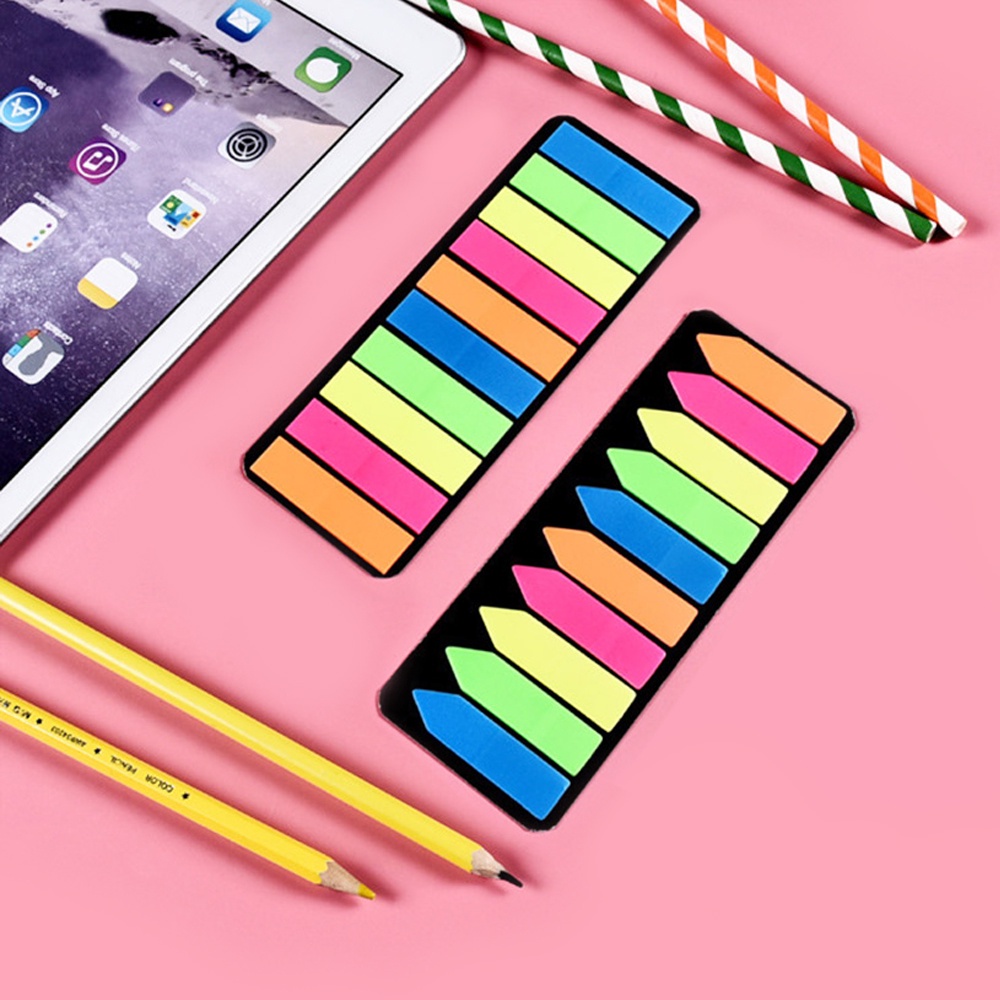 800 Pzs Notas Adhesivas Tipo Post-it Mini Banderitas Fluorescentes ...