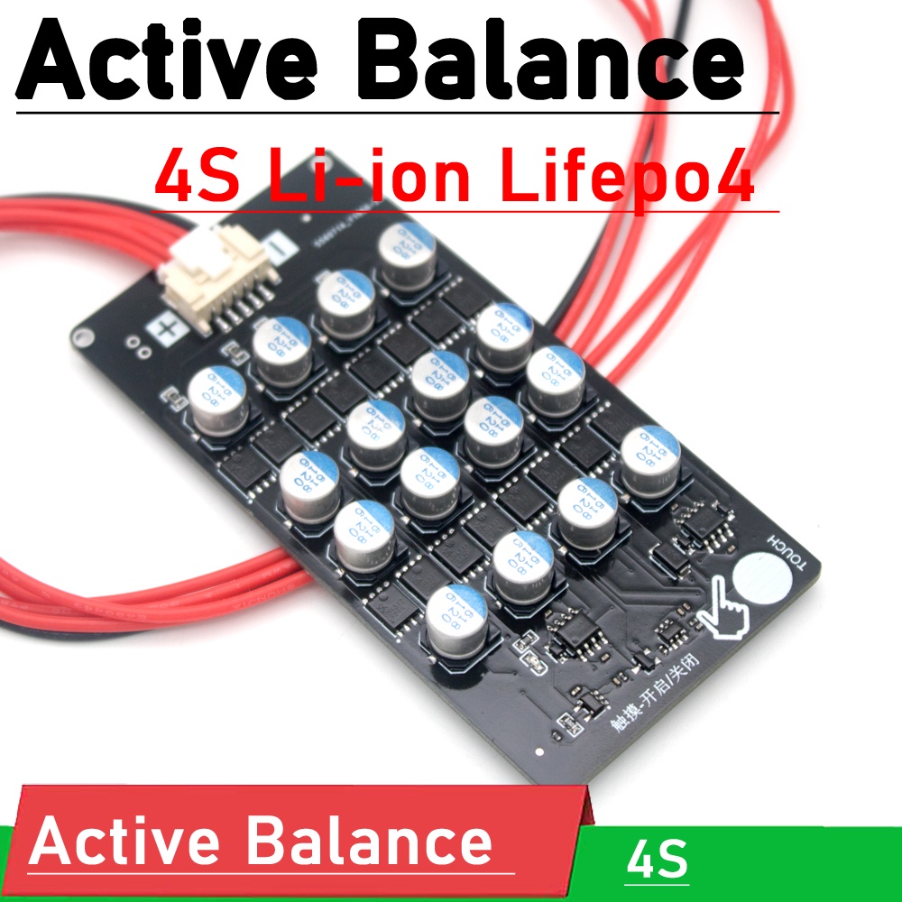 Batería De Litio 4S 5A Tablero De Equilibrio Activo Baterías Capacitivas Balanceador De ...