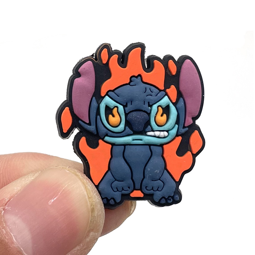 charms Lindo De Dibujos Animados De Stitch Crocs Zapatos Encantos Pin ...