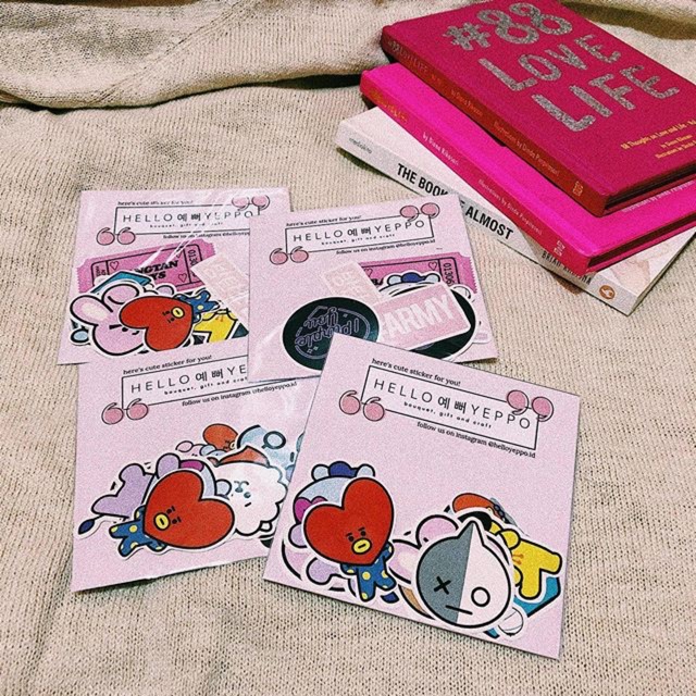 Hello Yeppo BT21 ARMY pegatina | Shopee México