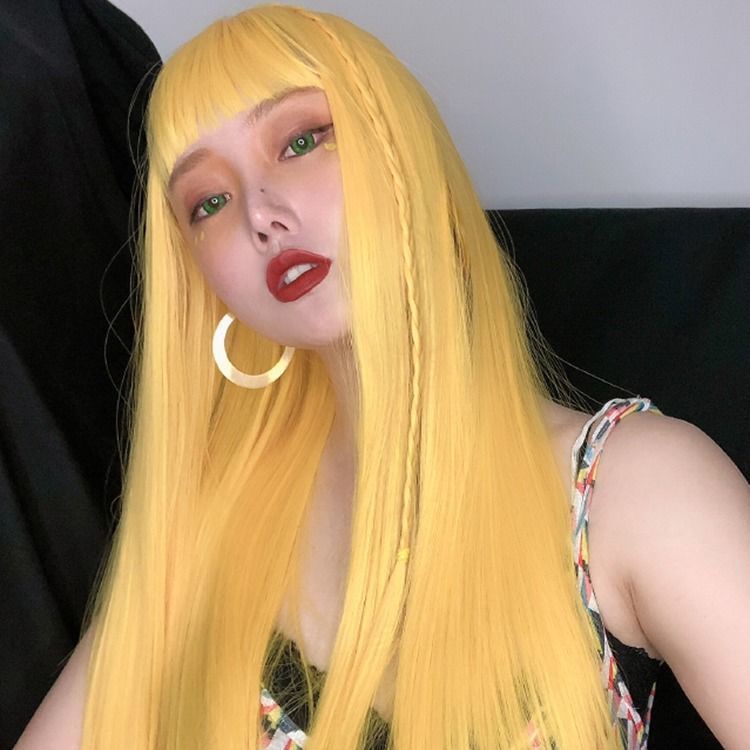 Spot peluca de las mujeres largo pelo recto Invisible quan tou tao ...