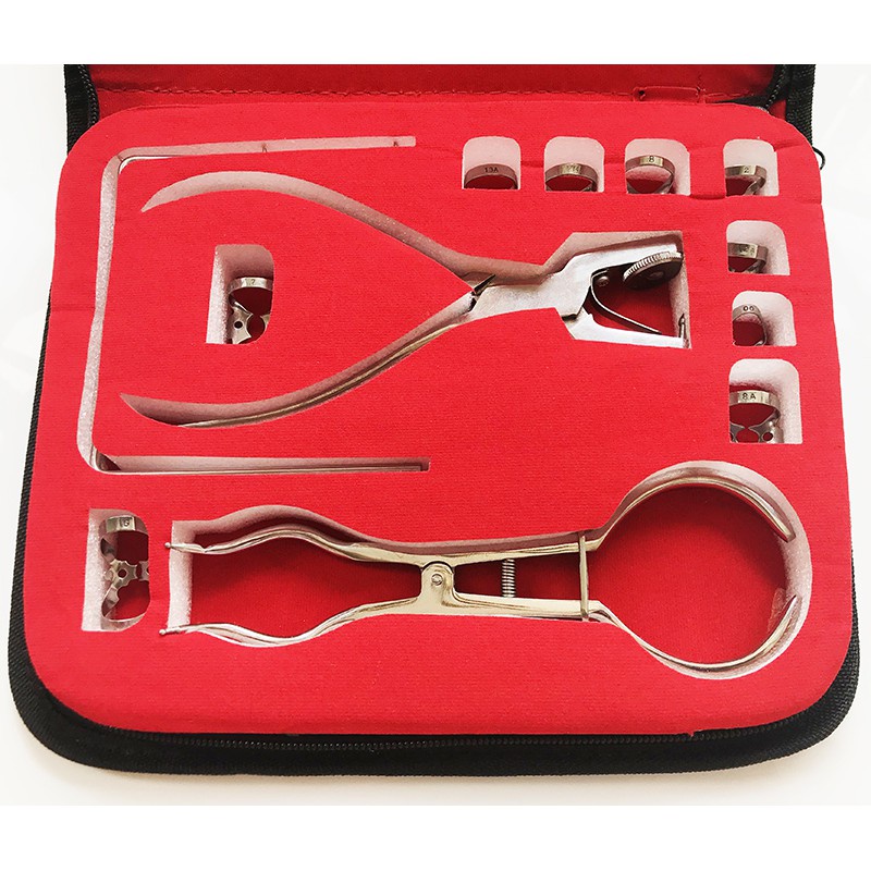 1 Set Teeth Care Dental Dam Perforator Dental Dam Hole Puncher Pliers ...