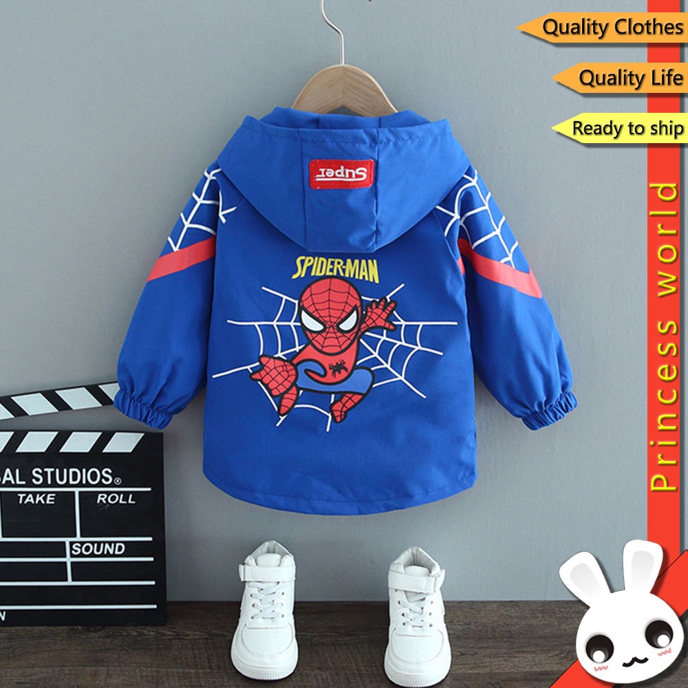 Chaquetas De Niños De Los Chamarra Spiderman De Dibujos Animados Ropa ...