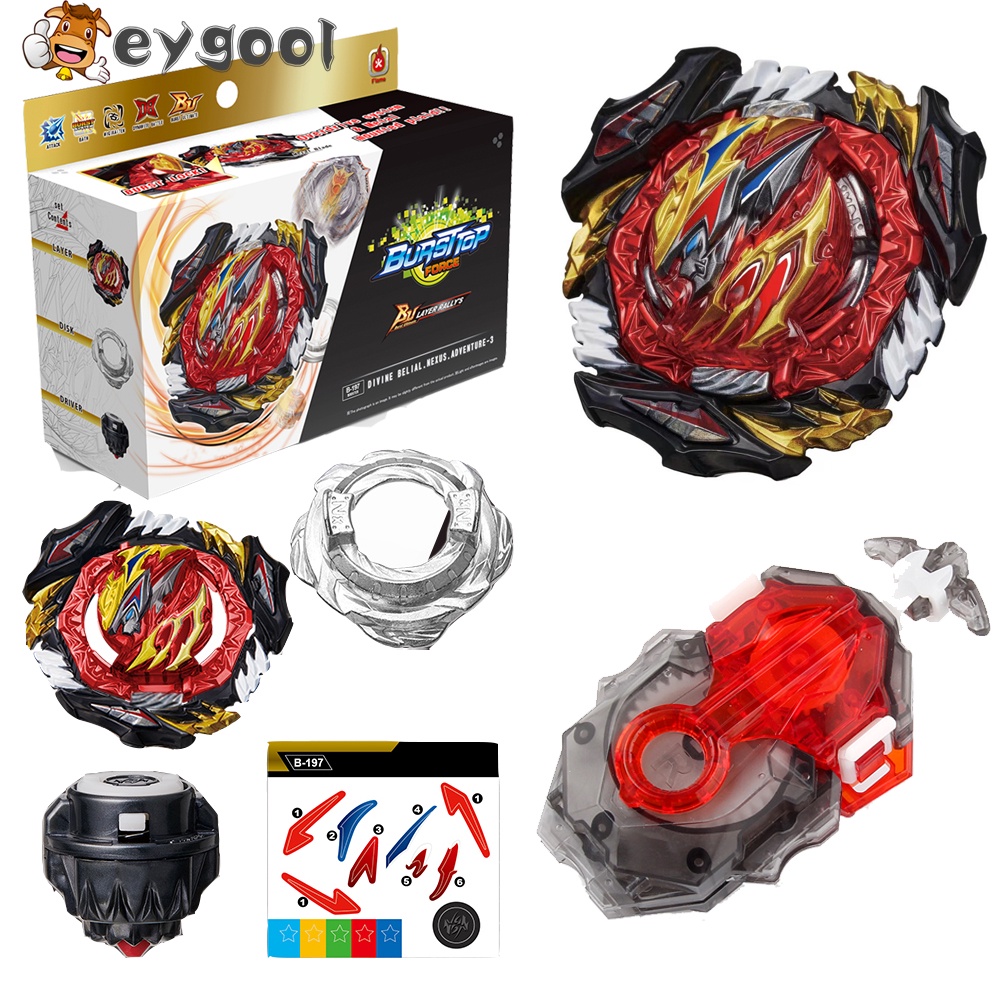 Marca Flame Beyblade Burst B-197 Divine Belial Nexus Aventura Con B184 ...