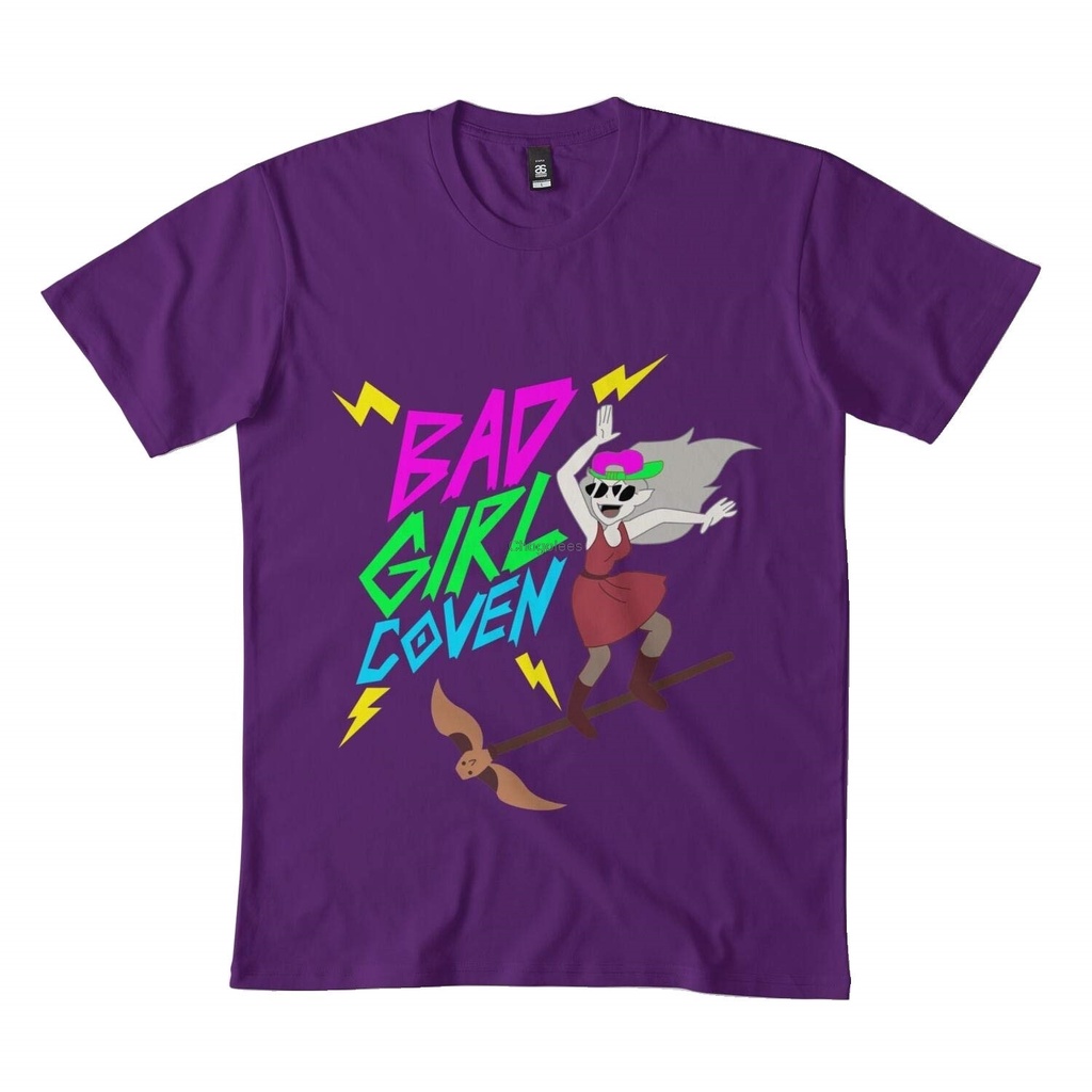 Nueva Moda Bad Girl Coven The Owl House-Camiseta De Manga Corta Negra ...
