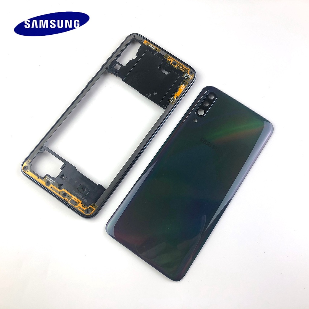 SAMSUNG Galaxy A70 2019 A705 SM-A705F A705DS Carcasa Marco Medio Placa ...