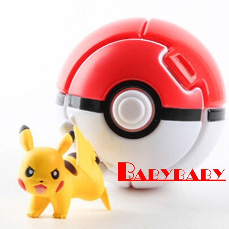 Pokemon Throw Pop PokeBall Cosplay-up Pokemon Go Battle Poke Ball Toy ...