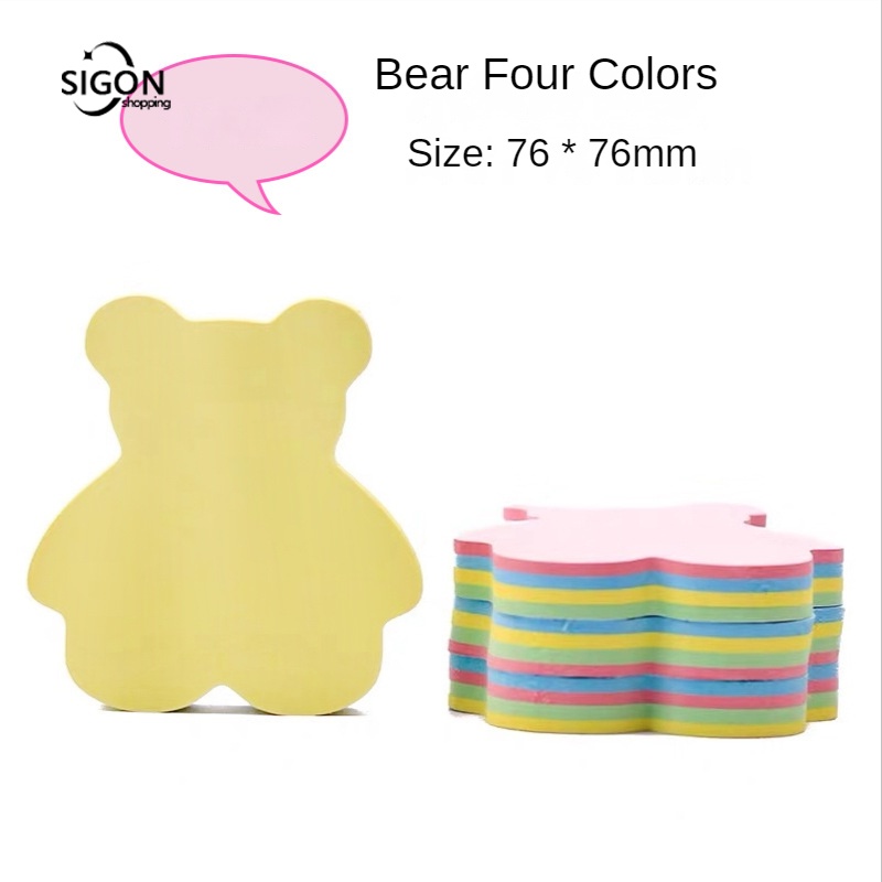 50 Pzs Juego De Post-it En Forma De Fresa Con Corazón Para Escuela ...