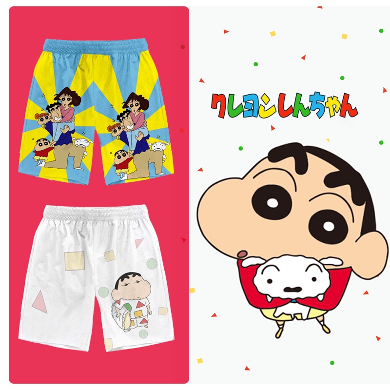 2020 Crayon Shin-Chan Shorts Hombres Mujeres Moda ins Pantalones De ...