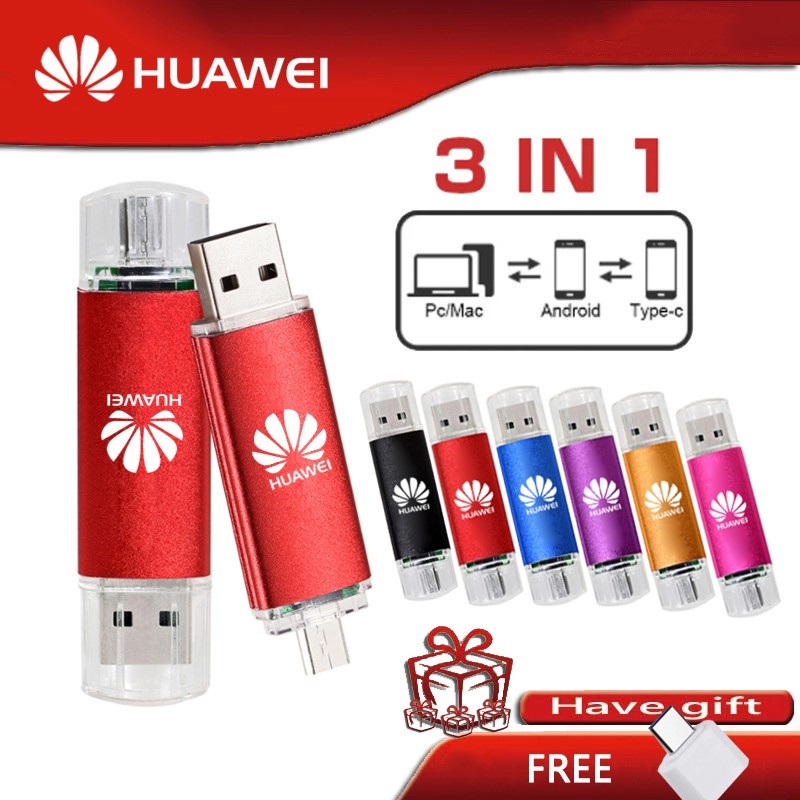 Huawei Otg Usb Flash Drive 256gb 512gb 1tb 2tb 3 En 1 Pen 128gb 8gb16gb ...