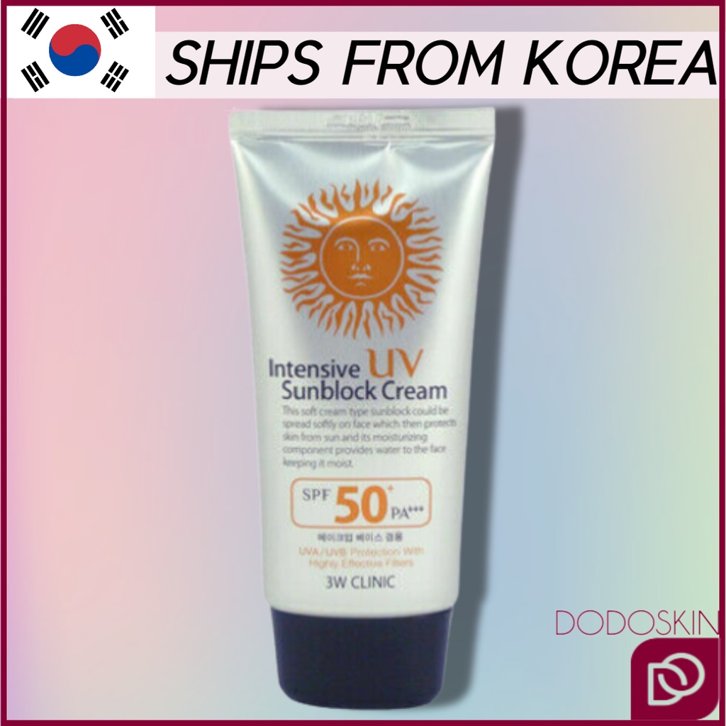 3W CLINIC 3W Clínica Intensiva UV Sun Block Crema 70ml | Shopee México