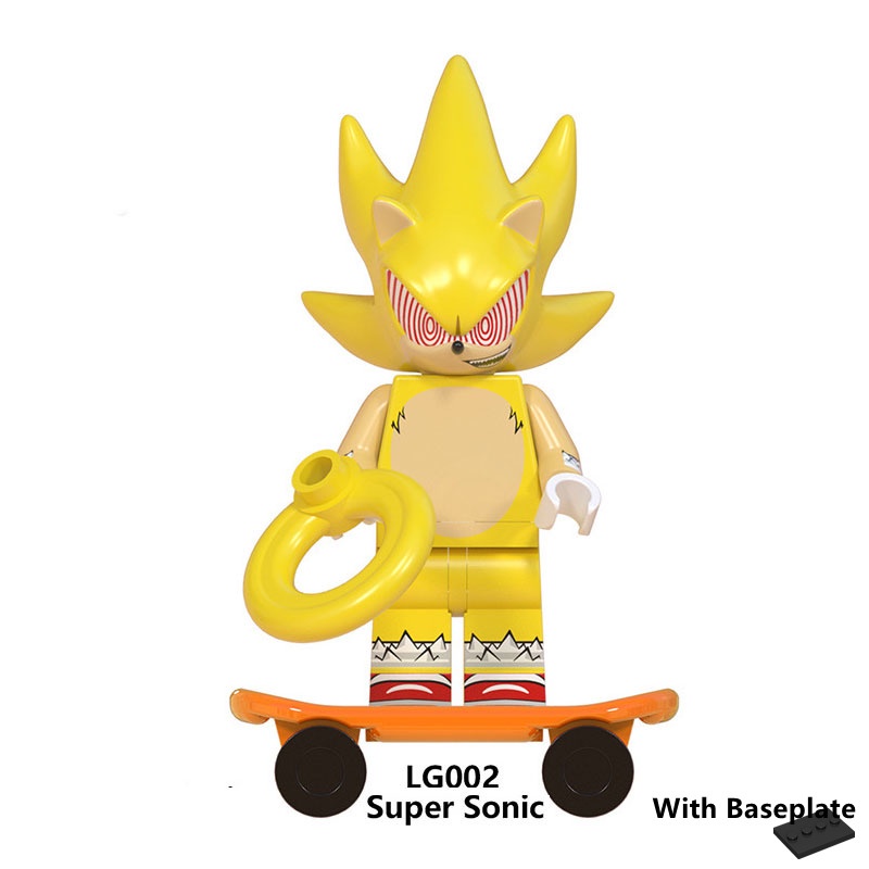 WM6087 Sonic WM6086 Bloques De Construcción Anime De Dibujos Animados ...