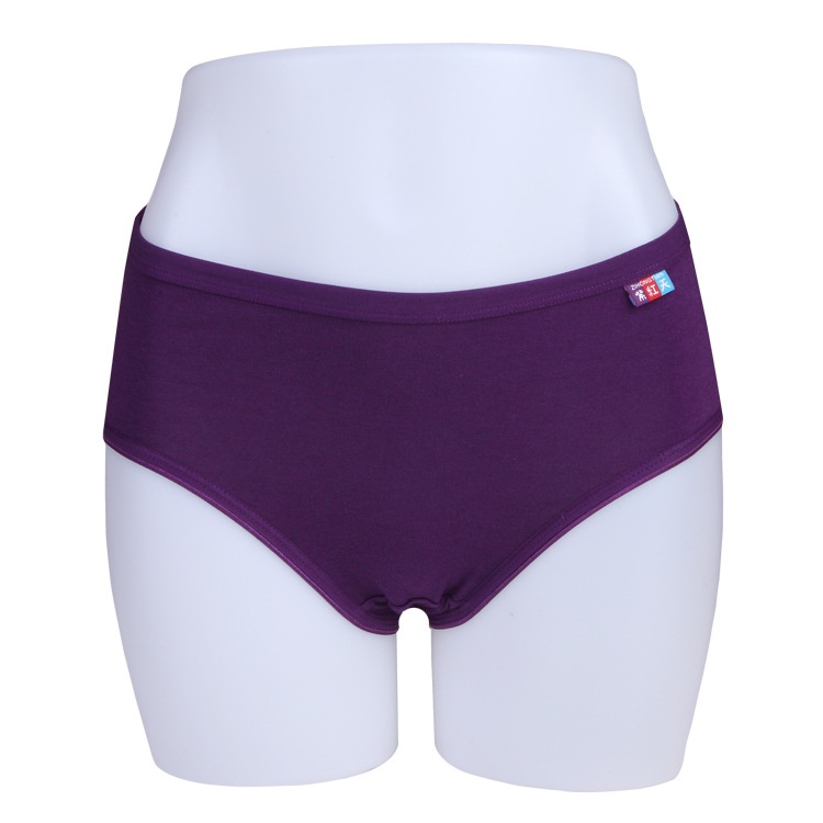 \ [L-3XL] Bragas De Algodón Simples Para Mujer , Pantaletas De Cintura Alta Abdominal , Cómodas ...