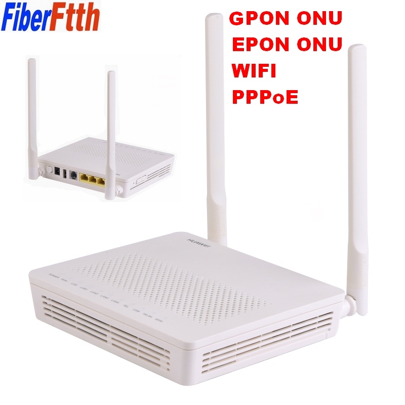Nuevo GPON ONU EPON HG8145V5 FTTH Módem Router EG8141A5 1GE + 3FE + 1tel + wifi Con Software En ...