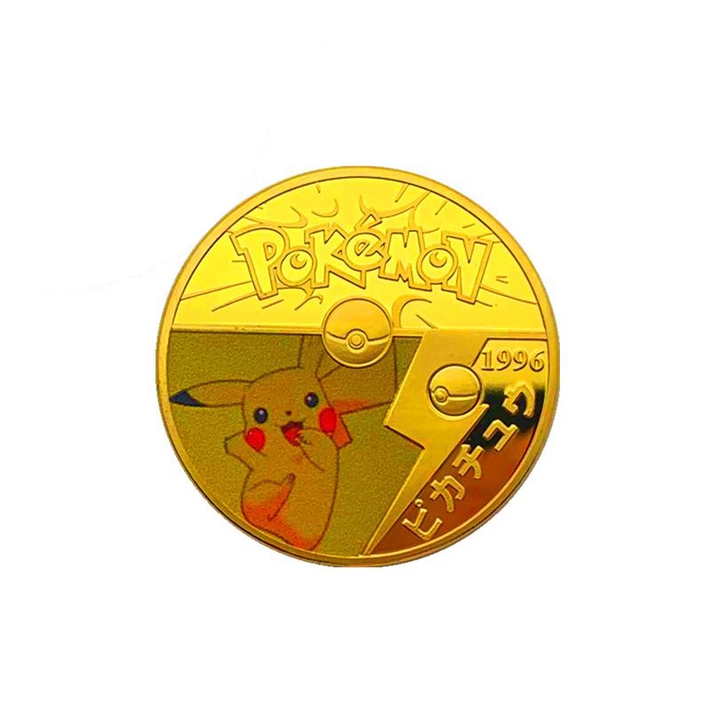 5pcs Pokemon Monedas Pikachu Colección De Juegos Souvenir Gyarados ...