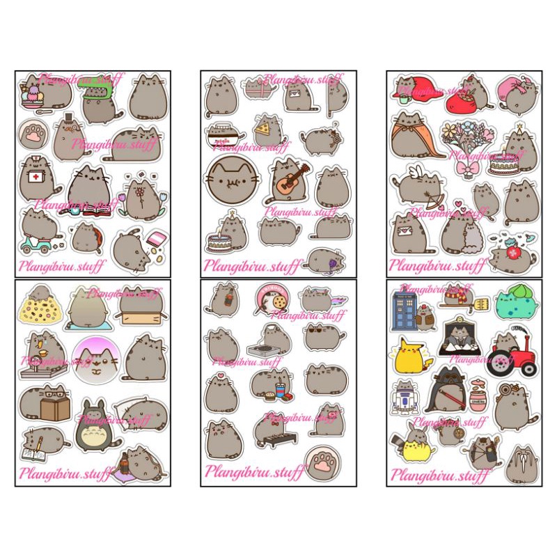 Deco Pusheen Cat Sticker Planner Scrapbook BuJo Journal DIY troquelado ...