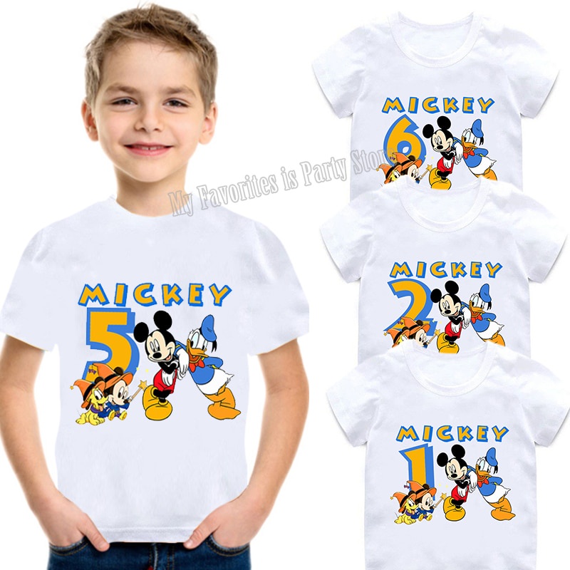 Disney Niño Ropa De Verano Mickey Mouse Pato Donald Número De ...