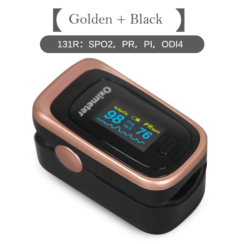Oxímetro Oled De Pulso Dedo SPO2 PR PI RR Oxígeno En Sangre Con ...