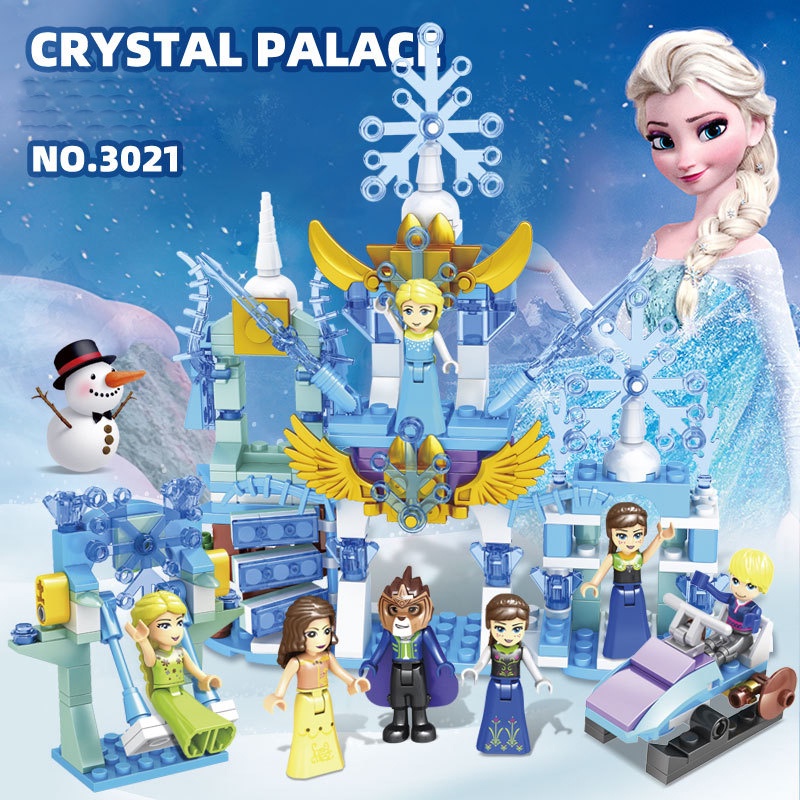Lego Amigo Disney Frozen Anna Elsa Princesa Castillo Caballo Reloj ...