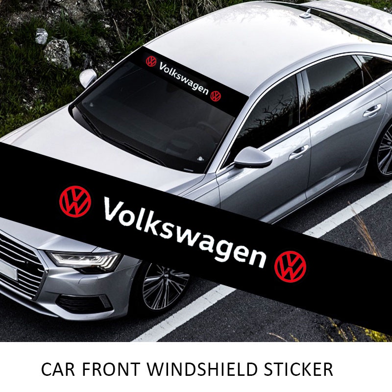 Volkswagen Calcomanía Delantera Trasera Para Parabrisas De Vinilo Para ...