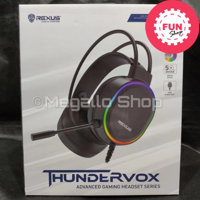 Rexus Thundervox HX9 HX-9 RGB 7.1 Gaming Headset Surround Guarantee ...