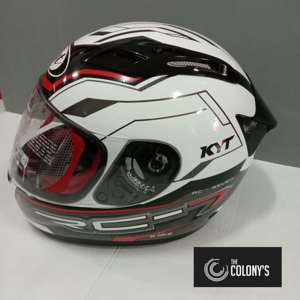 Kyt RC SEVEN FULL FACE casco KYT RC 7-motive RC7 SERIES casco completo ...