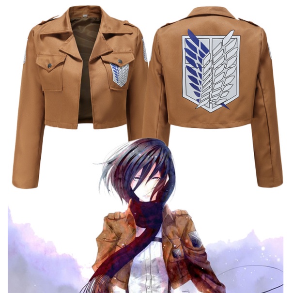 Anime Ropa Unisex Attack on Titan Shingeki No Kyojin Traje Chamarra ...