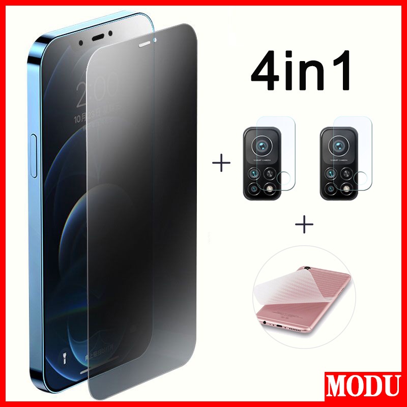 Vidrio Templado Antiespía 4 En 1 Xiaomi Redmi Note 11 11S 11T 10 10S ...