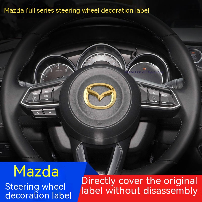 Mazda Logo Del Volante Modificado Logotipo Coche Pegatinas Decorativas ...