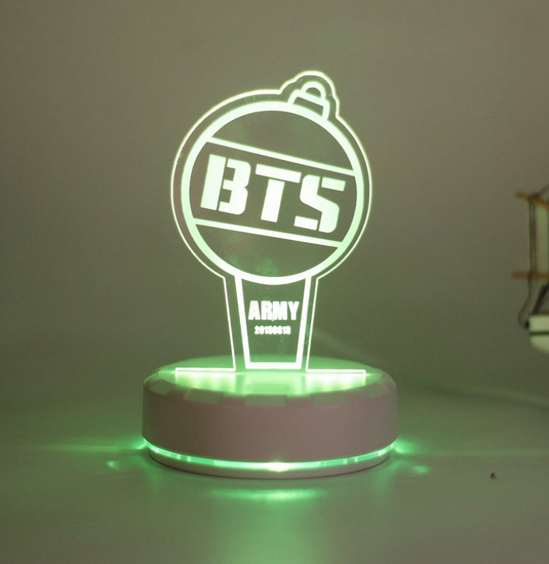 Lámpara De Mesa con luz Led De noche Colorida De Bts | Shopee México