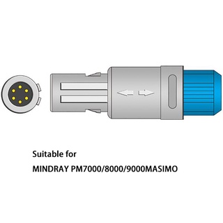 Compatible Con MINDRAY PM7000/8000/9000 MASIMO SPO2 Sensor De Sonda ...