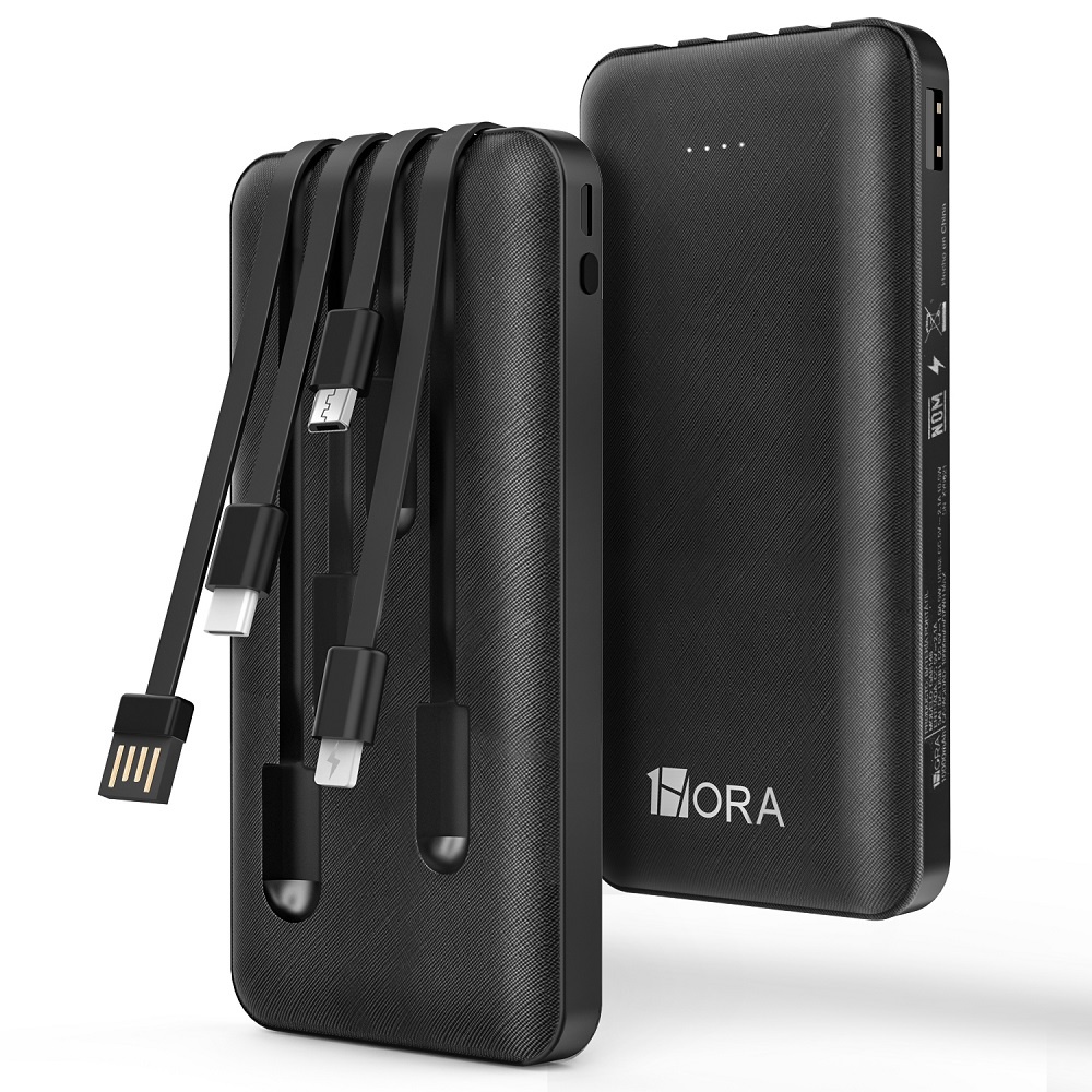 1Hora Batería Portátil 4 En 1 Power Bank 10000 mah Compatible con Android iPhone 15 | Shopee México