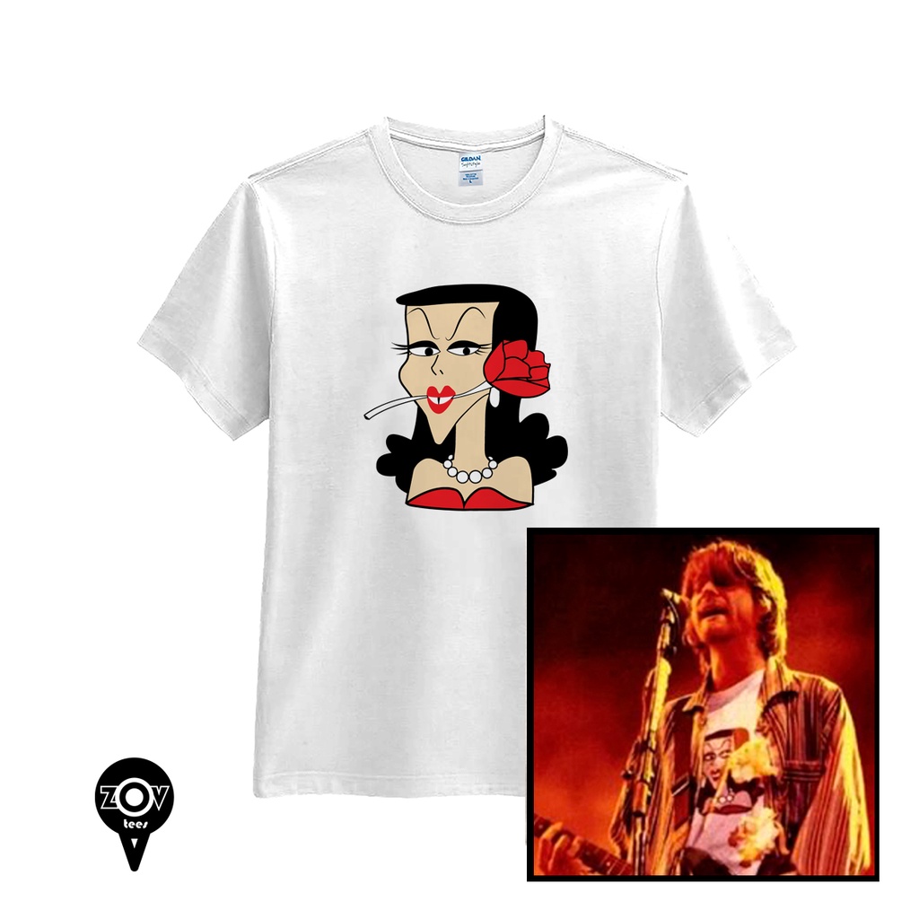 Kurt Cobain Nirvana Natasha Fatale Zov Tees Shopee México