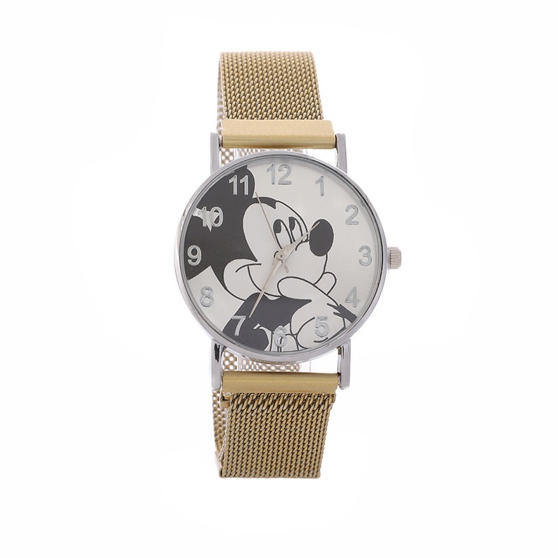 Reloj Mickey Mouse mujer relojes Imán Con Perezoso Señoras De Dibujos ...