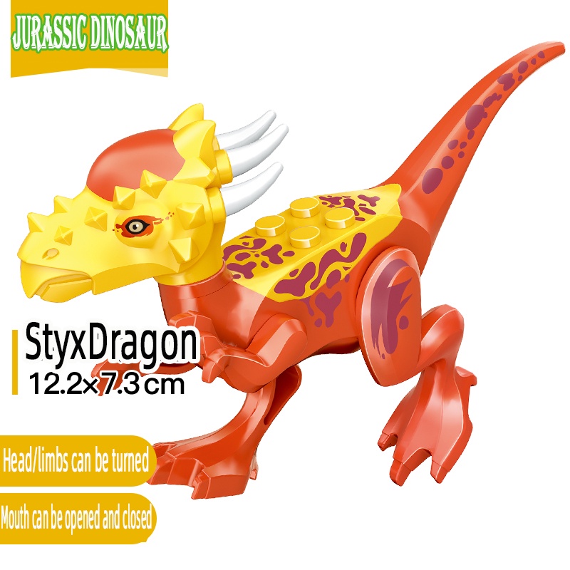58 Modelos LEGO Dinosaurios Juguetes Niños Velociraptor T-Rex Jurásico ...