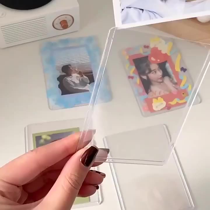 Clear Toploader 35PT Gruesa Tarjeta Caso Photocard Protector Interior ...