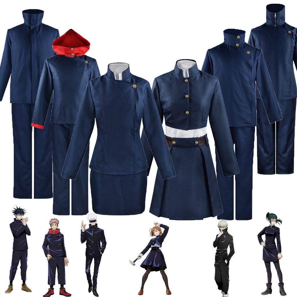 Anime Jujutsu Kaisen Cosplay Disfraz Maki Zen'in Nobara Kugie Toge ...
